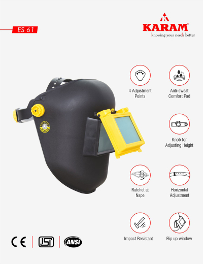 Buy Welding Masks and Face Shields | KARAM Online