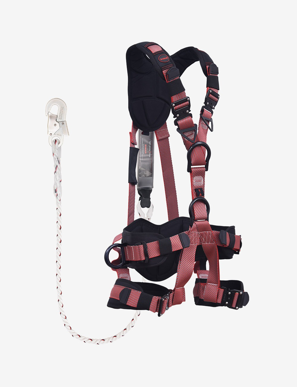 Buy KARAM MAGNA 3 Full Body Harness with PN304 Lanyard – KARAM Online